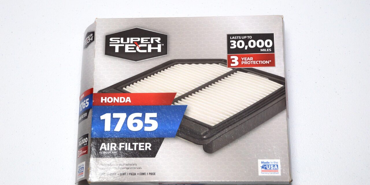 Super Tech Engine Air Filter Comparison - Honda Civic 2010
